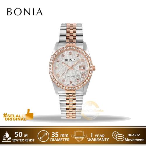 Promo Jam Tangan Pria BONIA BNB10550-1616S Monogram Sapphire Original ...