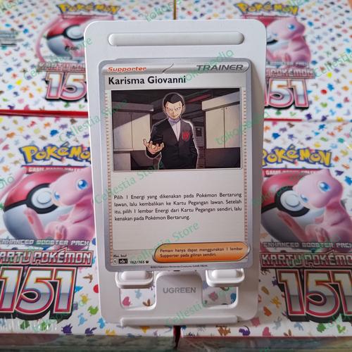 Jual Karisma Giovanni - Pokemon 151 SV2A TCG Indonesia - Kota Manado ...