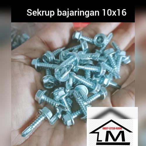 Jual Baut bajaringan 10x16 / baut Reng / skrup / bajaringan / sekrup ...