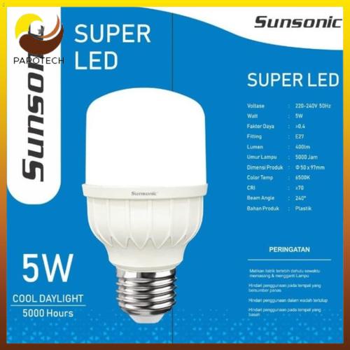 Jual SUNSONIC Super LED Lampu capsule kapsul lampu murah led 5W 10W 15W ...