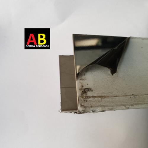 Jual Lis U Stainless Steel Mirror 4cm x 4cm x 4cm Panjang 122cm - Kota ...