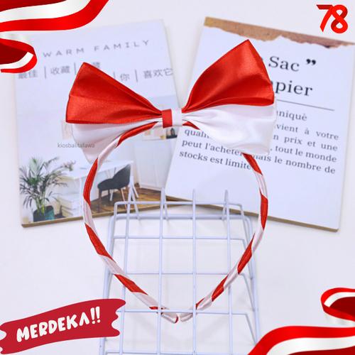 Jual Bandana Merah Putih Bayi - Anak Perempuan / Bando HUT RI Agustusan ...