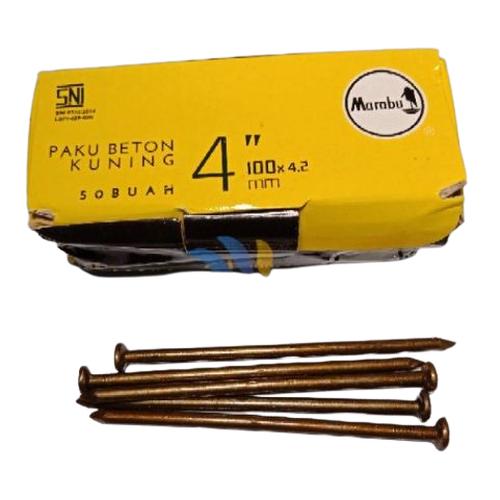 Jual MARABU Paku Beton Kuning 4 inch 10 cm Paku Beton 10 cm Paku Tembok - Kota Bandung - Agung ...