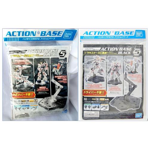 Jual Action Base 5 Black Clear Model kit Gundam Size 1/100 MG 1/144 HG ...