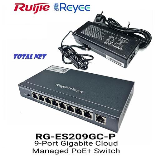 Jual Ruijie Reyee RG-ES209GC-P Cloud Managed 9 Port Gigabit PoE+ Switch ...
