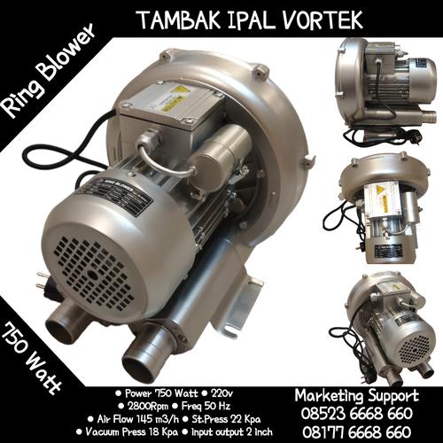 Jual Blower TAMBAK IPAL VORTEK Ring Blower 750 Watt 220v - Jakarta ...