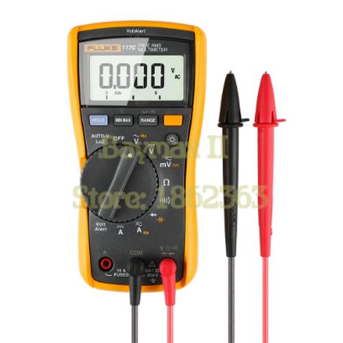 Jual Fluke 117C True RMS Auto Tegangan Multimeter Digital dengan Arus ...
