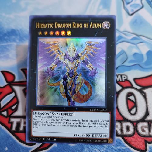Jual yugioh hieratic dragon king of atum DUPO original - Jakarta Barat - jprimary | Tokopedia