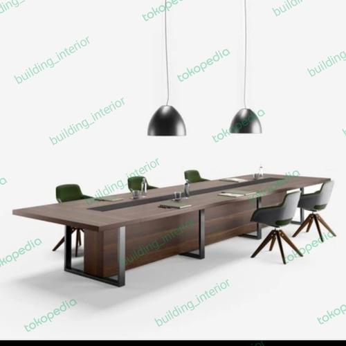 Jual meja meeting meja rapat custom 303-360x140x75, powder coating ...