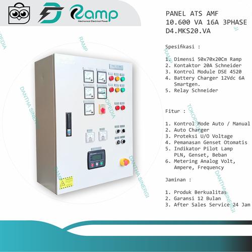 Jual Panel ATS AMF 10Kva / 10.600va 3Phase D4.MKS20.VA - Kab. Sidoarjo ...