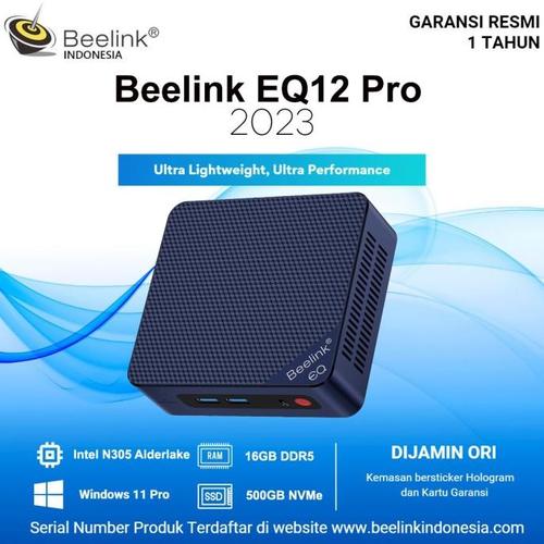 Jual Beelink Eq12 Pro N305 Intel Gen12 16/500Gb Nvme Mini Pc Windows 11 Pro - Jakarta Pusat ...