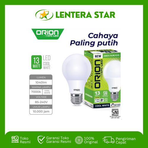 Jual Lampu Bulb LED 13 Watt E27 ORION Putih Cool White - Kab. Bantul ...