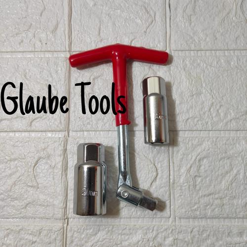 Jual Kunci Busi 2 in 1 Flexible Kunci Busi 16mm dan 21mm Motor Mobil ...