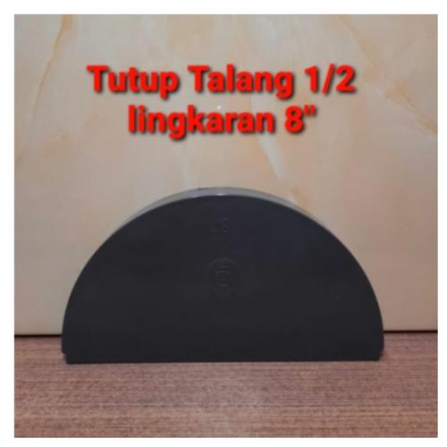 Jual tutup talang air 1/2 setengah lingkaran 8" inch 20cm - Jakarta ...