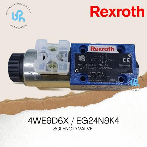 Jual SOLENOID VALVE HYDRAULIC 4WE6D6X / EG24N9K4 REXROTH - Jakarta ...