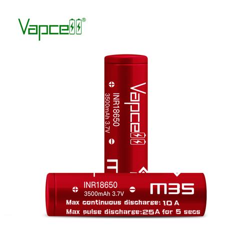 Jual Authentic Battery VAPCELL M35 - 18650 - 3500mAh 10A/25A - Baterai ...
