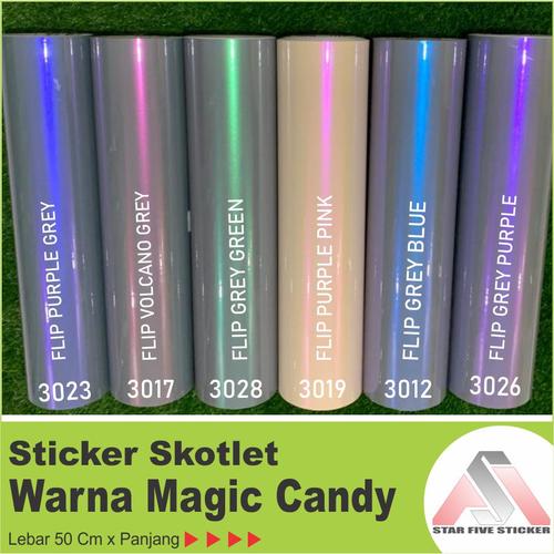Jual Sticker Stiker Skotlet Body Motor Lembayung Magig Candy - GC UNGU ...