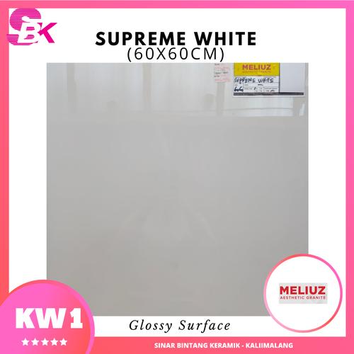 Jual Granit Putih 60x60 Glazed Polish Supreme White Meliuz - KW 1 ...