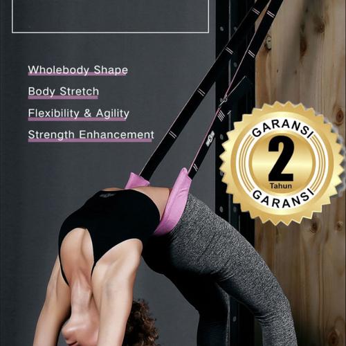 Jual Backbend assist yoga wheel suspension strap - Pink - Jakarta Utara ...