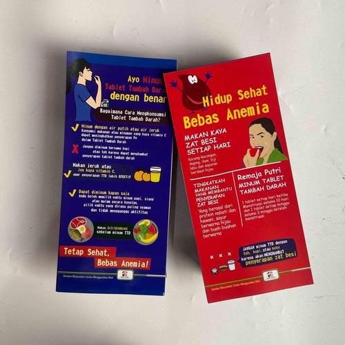 Jual Flyer Anemia, Brosur Anemia, Media Promkes, Kesehatan, Leaflet Anemia, - Isi 50 lembar ...