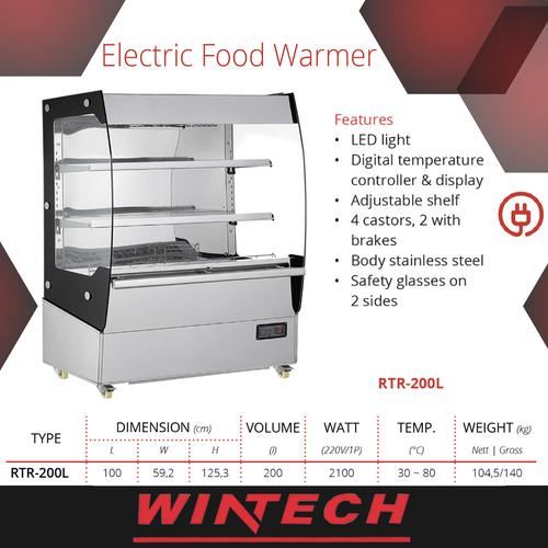 Jual GETRA RTR-200L Electric Food Warmer - Pemajang & Penghangat ...