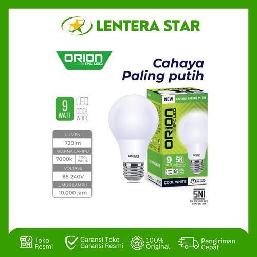 Jual Lampu Bulb LED 9 Watt E27 ORION Putih Cool White - Kab. Bantul ...