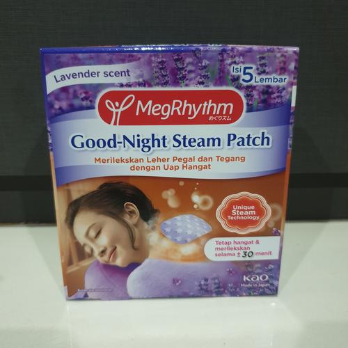 Jual MegRhythm Good-Night Steam Patch Merilekskan Leher Pegal & Tegang ...
