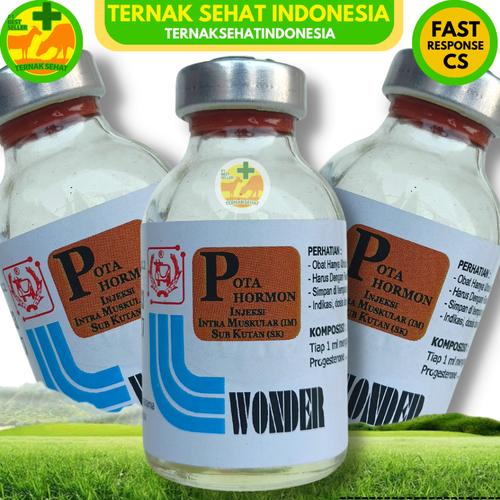 Jual POTAHORMON 20ML WONDER - Hormon Progesteron - obat khusus hewan ...