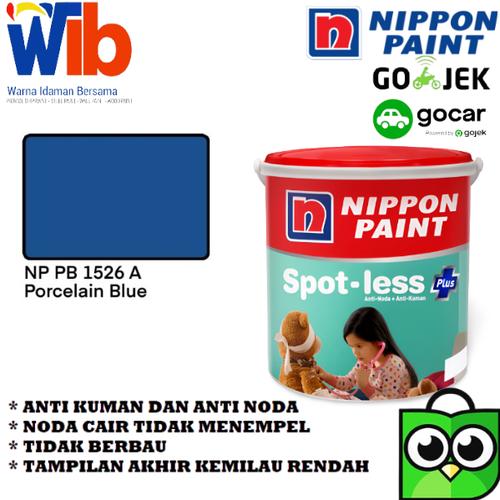 Jual NIPPON PAINT INTERIOR SPOT-LESS PLUS 20L - PORCELAIN BLUE PB 1526A ...