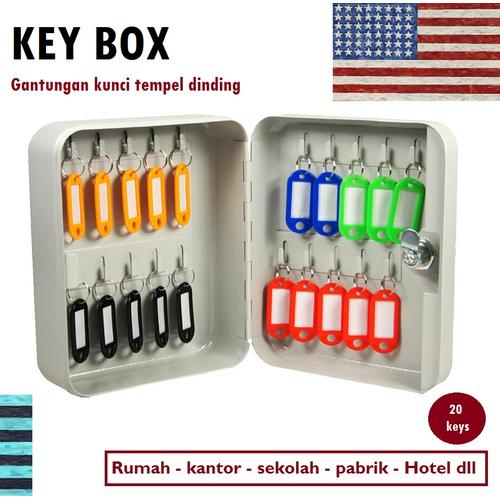 Jual Key Box Zehn dengan kode / kotak penyimpanan kunci 20 slot kunci ...