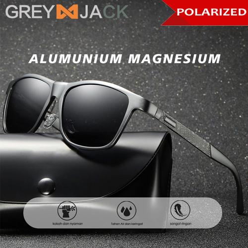 Promo Grey Jack Kacamata Hitam Sunglasses Polarized Alumunium Magnesium ...