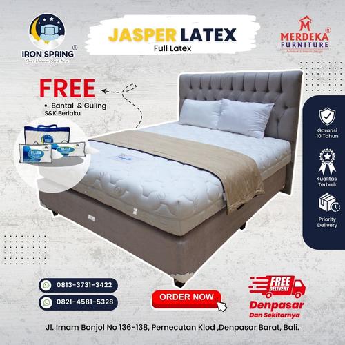 Jual Kasur Iron Spring Jasper Latex | Spring Bed 160x200|Free Bantal - Kota Denpasar - Merdeka ...