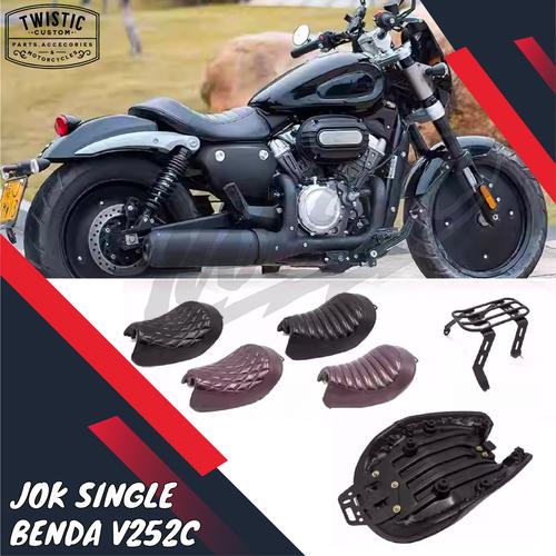 Jual Jok Single Seat + Bracket Rak Motor Keeway Benda V252C V 252 C ...