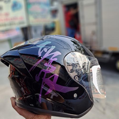 Jual HELM NHK R1 MAX KANJI BLACK PURPLE - Kota Semarang - pamijenhelmet ...