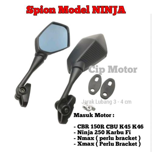 Jual Spion model Ninja Carbon universal NMAX R15 CBR GSX - Type R25 ...