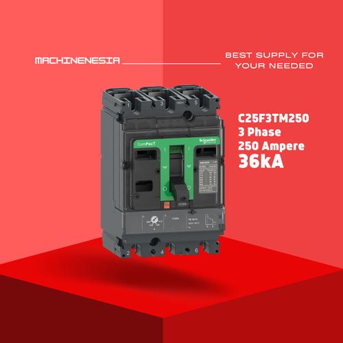 Jual MCCB SCHNEIDER NSX250F 3P 250A 3 PHASE 250 AMPERE 36kA C25F3TM250 ...