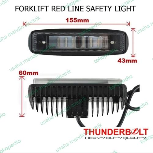 Jual SAFETY RED LINE LAMP FORKLIFT. LAMPU SAFETY GARIS MERAH UNTUK ...