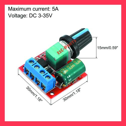 Jual Dimmer DC PWM Motor Speed 4.5-35V 5A Controller Lampu LED 90W - Jakarta Timur - I2C Parts ...