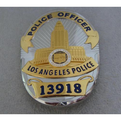 Jual USA Metal LAPD Los Angeles Police Cap badge 16520 13958 13918 ...