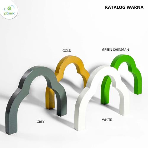 Jual Properti Foto Irregular Shape Photo Props Aesthetic - Dome Arch ...