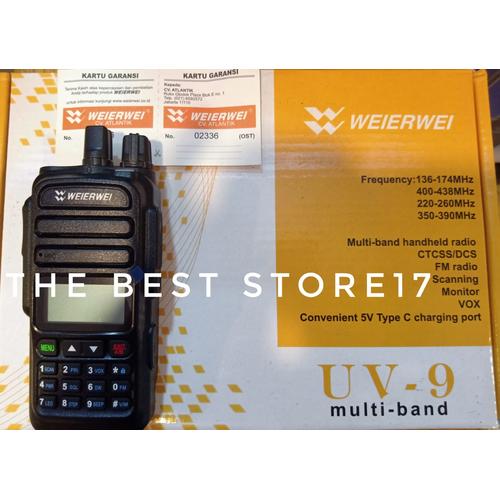 Jual HT WEIERWEI UV9 UV 9 4BAND ORIGINAL - Jakarta Barat - The Best Store17 | Tokopedia