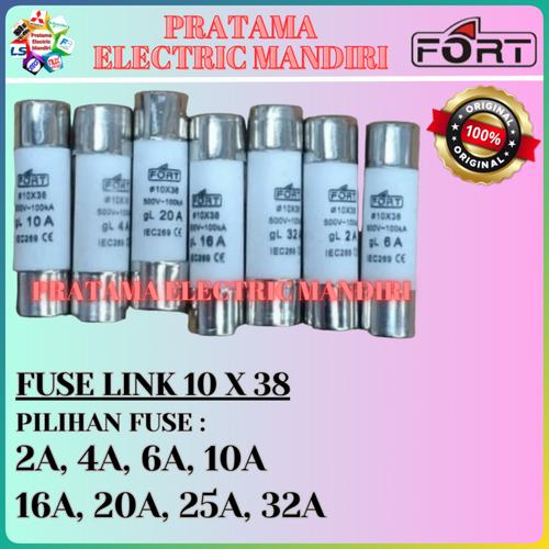 Jual FORT FUSE LINK 10 X 38 FUSE KERAMIK 10X38 2A 4A 6A 10A 16A 20A 25A ...