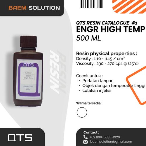 Jual QTS Resin ENGR High Temperature Engineering Resin 405nm uv resin ...