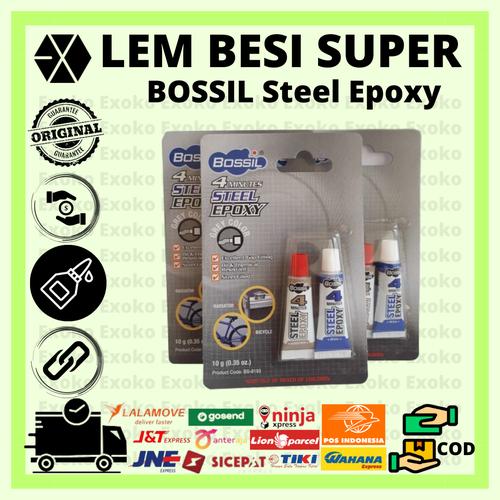 Jual LEM STEEL EPOXY / BOSSIL ARALDITE DEXTONE / besi keramik STEEL ...