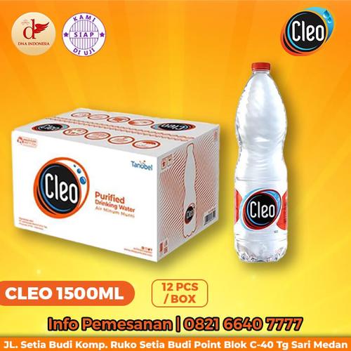 Jual Cleo Air Mineral 1500ml kemasan botol. Isi dus 12 botol. - Kota ...