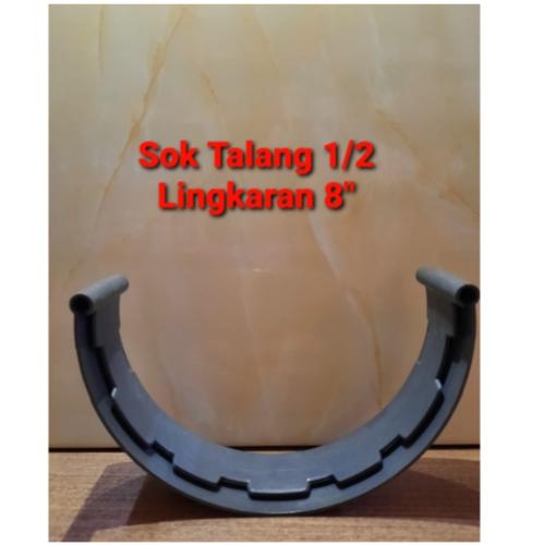 Jual Sok talang 1/2 lingkaran 8" INCH / SAMBUNGAN TALANG SETENGAH BULAT ...