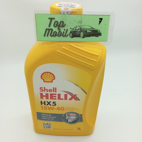 Jual Oli mesin Shell Helix HX5 SAE 15W-40 API SN / CF ACEA A3 / B3 - 1 ...