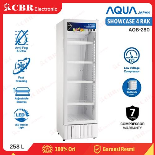 Jual Showcase Display Cooler AQUA 4 Rak AQB-280 - Kota Batam - CBR ...