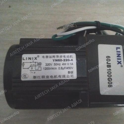 Jual MOTOR LINIX YN60-220-4 Untuk Mesin Fusing Press HASHIMA HP-450MS ...