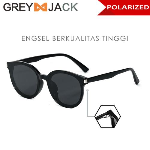 Promo Grey Jack Kacamata Hitam Sunglasses Polarized Oval TR Korea New ...